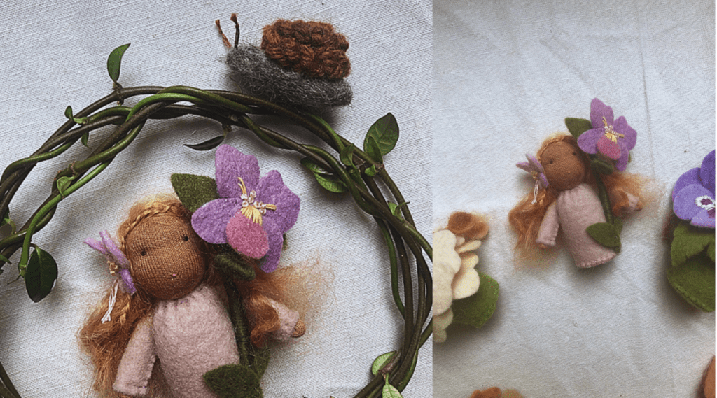 Waldorf Inspired Springtime Flower Faerie - Natalie Trusler