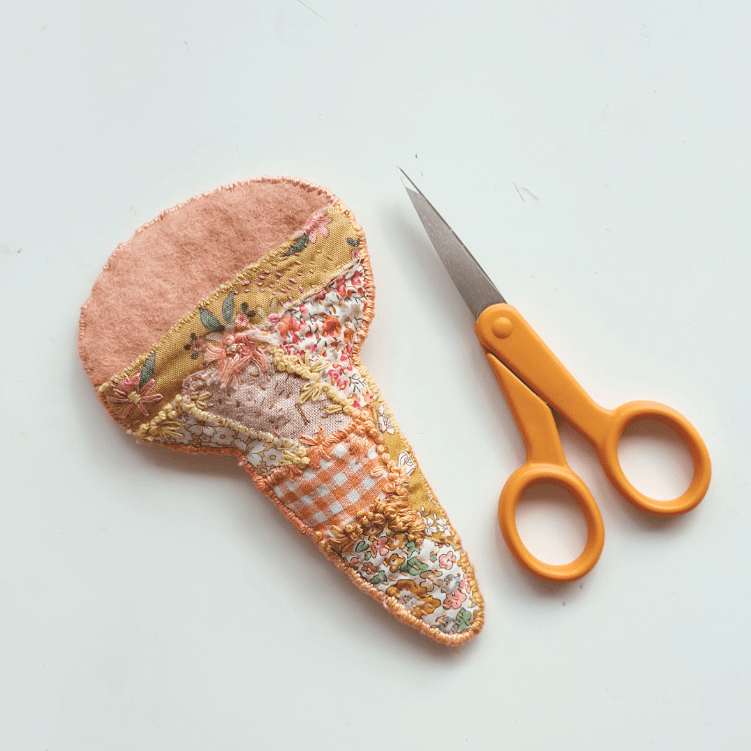 Imperfectly Patched Scissor Case - Natalie Trusler